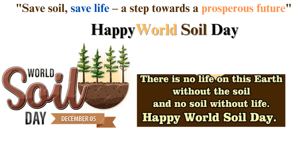"World Soil Day 2024: Save soil, save life – a step towards a ...