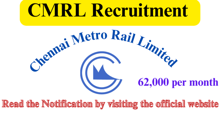 CMRL Recruitment 2025: Golden Opportunity to Secure a Government Job ...