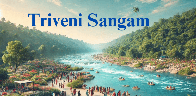Triveni Sangam: The Powerful Confluence of 3 Rivers in Prayagraj