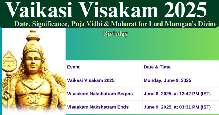 Vaikasi Visakam 2025: Date, Significance, Puja Vidhi & Muhurat for Lord ...