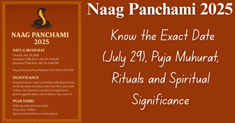Naag Panchami 2025: Discover the Exact Date (July 29), Powerful Puja ...
