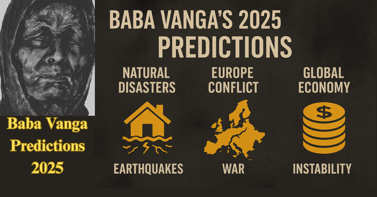Baba Vanga Predictions 2025: Earthquakes, Europe Conflict & Global ...