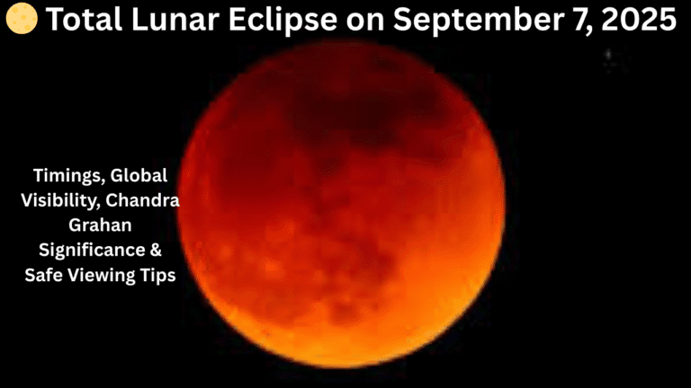 🌕 Total Lunar Eclipse on September 7, 2025: Timings, Global Visibility ...